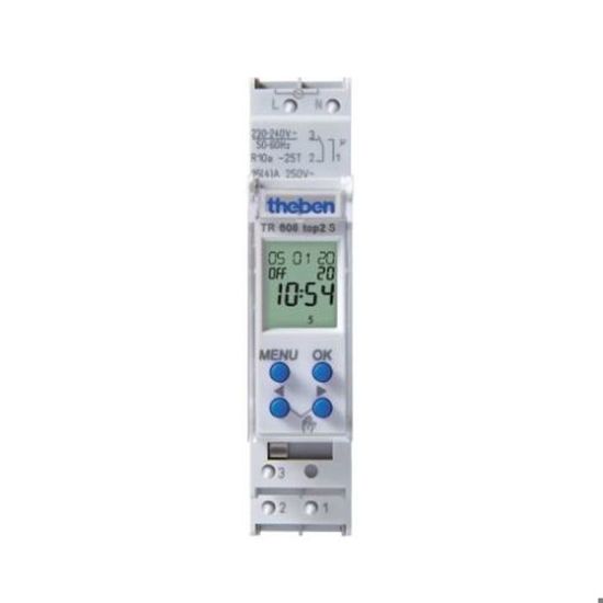 Horloge programmable digitale TR 608 TOP2 S - THEBEN - 6080101 ...