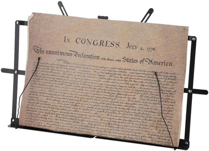 Pupitre musique pliable, Pupitre de table support pliant avec pied en ...