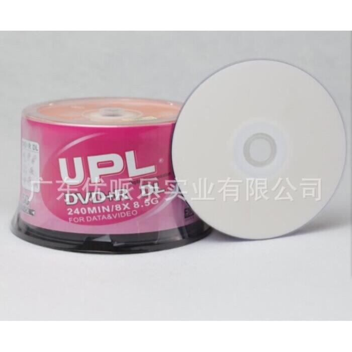 Disque vierge imprimable DVD + R DL, UPL D9, 0.3% Go, taux de défaut ...