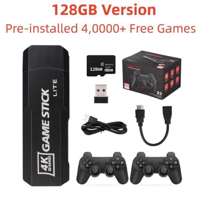 128 Go - Console de jeu vidéo X2 GD10, 4K, 2K, manettes de jeu,40000 ...