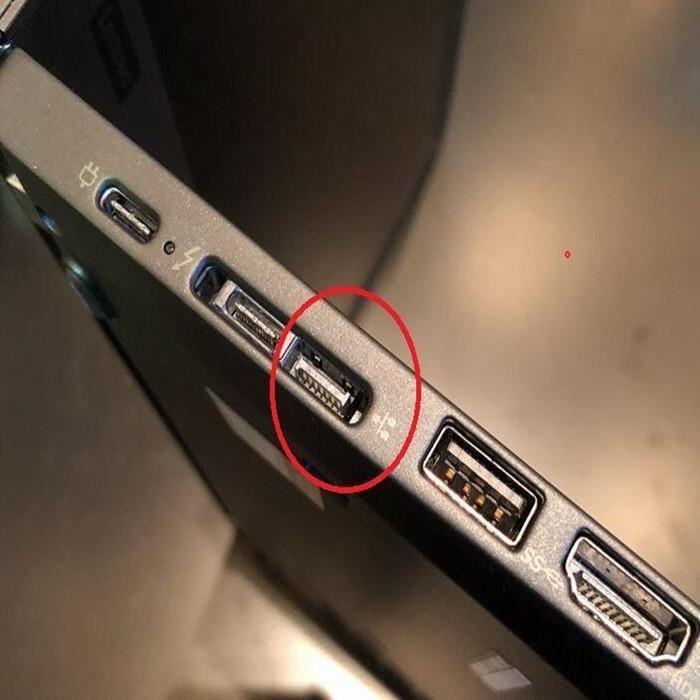 Noir-Câble Ethernet d'origine pour mini écran, câble RJ45 pour Lenovo ...