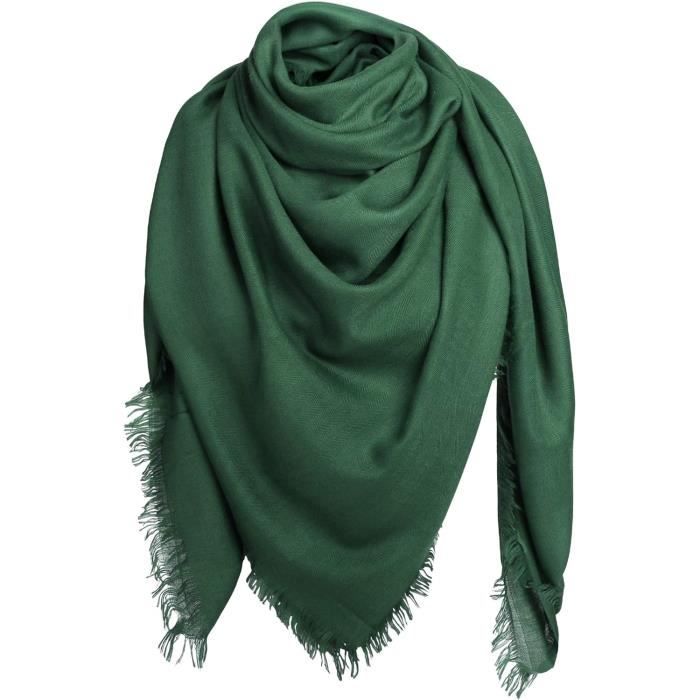 Alleza Echarpe Foulard Châle À Carré Coton Femme Pour Automne Hiver ...