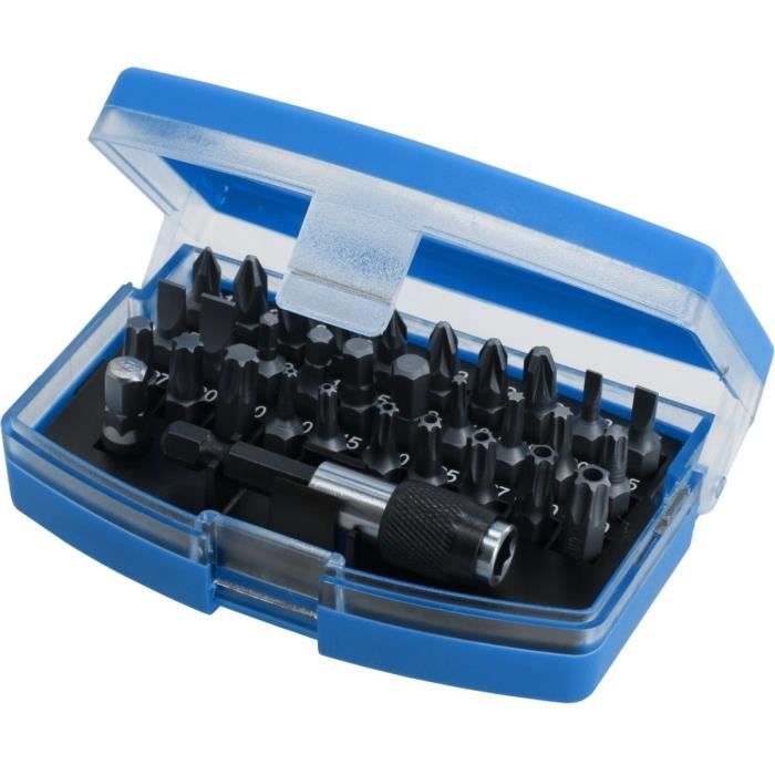 Jeu d'embouts de vissage | 32 pièces - Brilliant Tools BT053032 - Mini coffret vissage ...