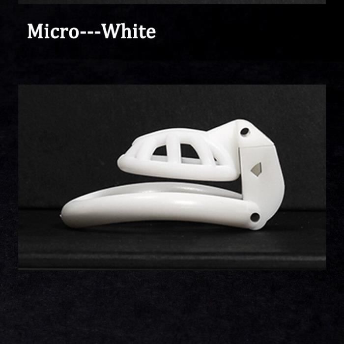 White Micro Cobra Appareil De Chasteté Pour Homme Jouet Sexuel Avec