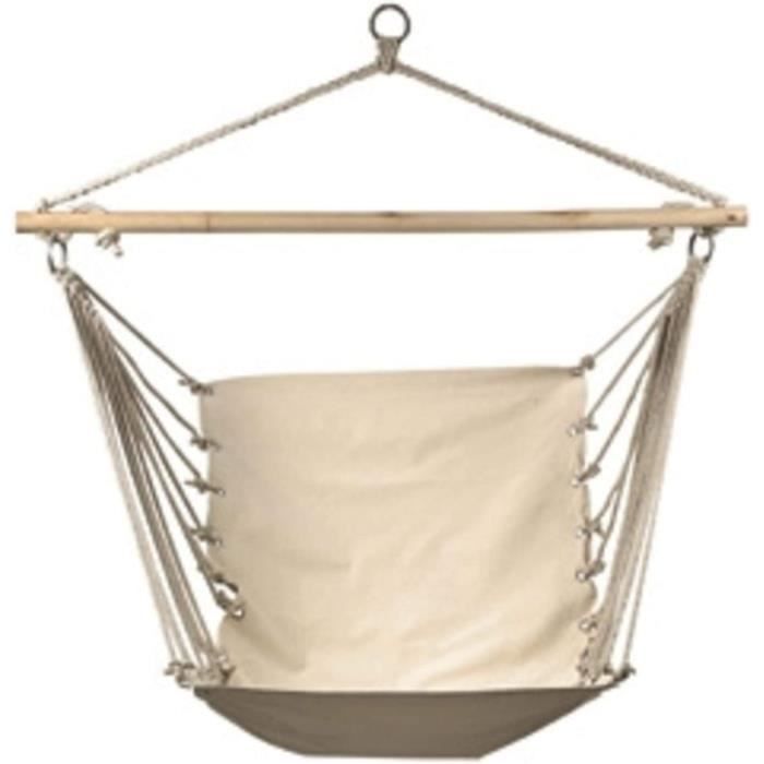 Hamac Chaise Balançoire Suspendue en Coton Tissé pour un Confort et une ...