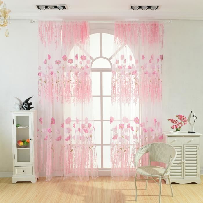 Rideau - Double Rideaux - Rideaux transparents lavables - Finition fine ...