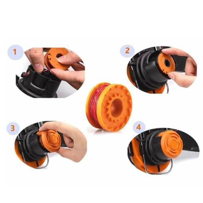 8 + 1 PIÈCES Tondeuse Bobine Ligne Pour Worx WG154 WG163 WG180 WG175 WG155 WG151 WG160 ...