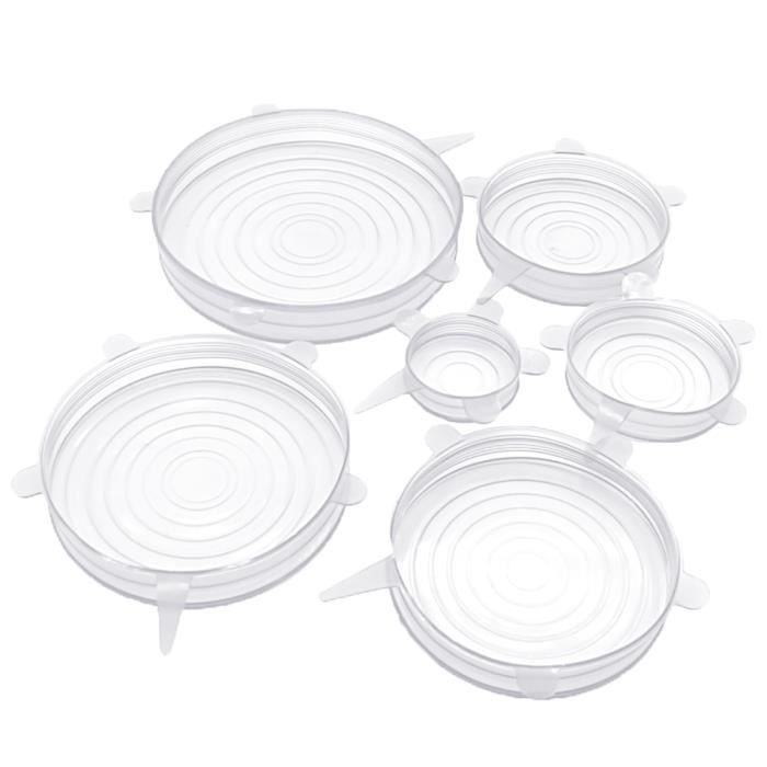 Ustensiles de cuisine Couvercles,Couvercles réutilisables en Silicone ...