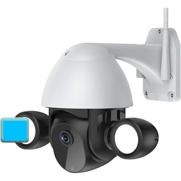 Caméras De Surveillance 3Mp Avec Enregistreur Vidéo Ip Wifi Projecteur ...