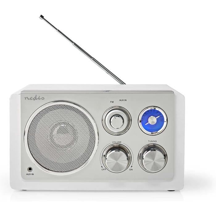 Radio Fm Rdfm5110Wt - Modèle De Table - Fm - Alimentation Secteur ...
