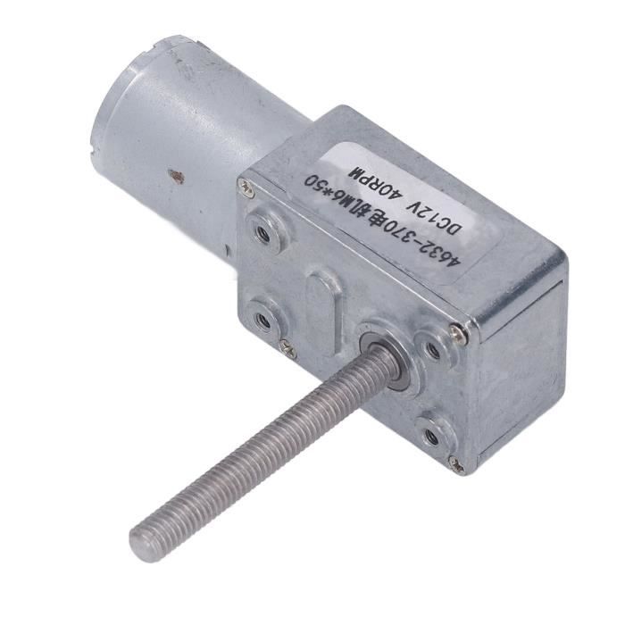 Moteur à Engrenages à Vis Sans Fin - DIOCHE - Turbo - DC12V - 40RPM ...