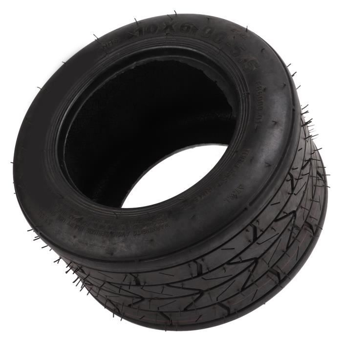 Fdit Pneu à vide 10x6.00‑5.5 Pneu élargi de 10 pouces 10x6.00-5.5 Pneu ...