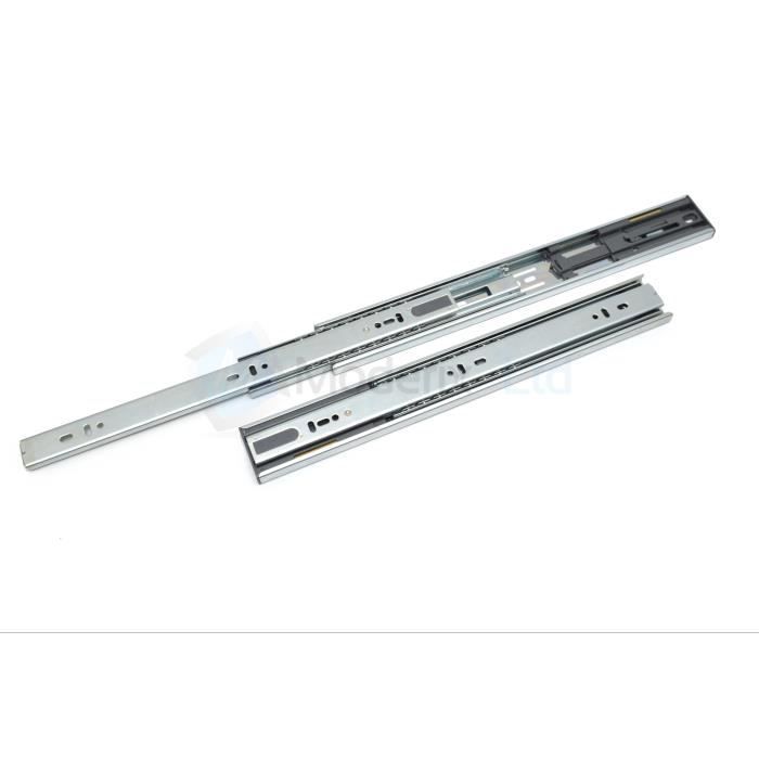 Lot de 1 Coulisse de tiroir pousser à ouvrir tiroir montage latéral H45 ...