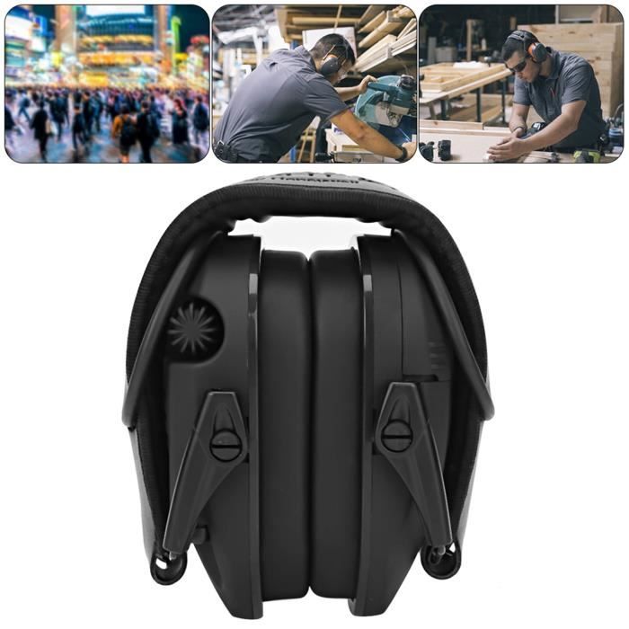 FAS Casque antibruit pliable Protections auditives insonorisées pour le ...