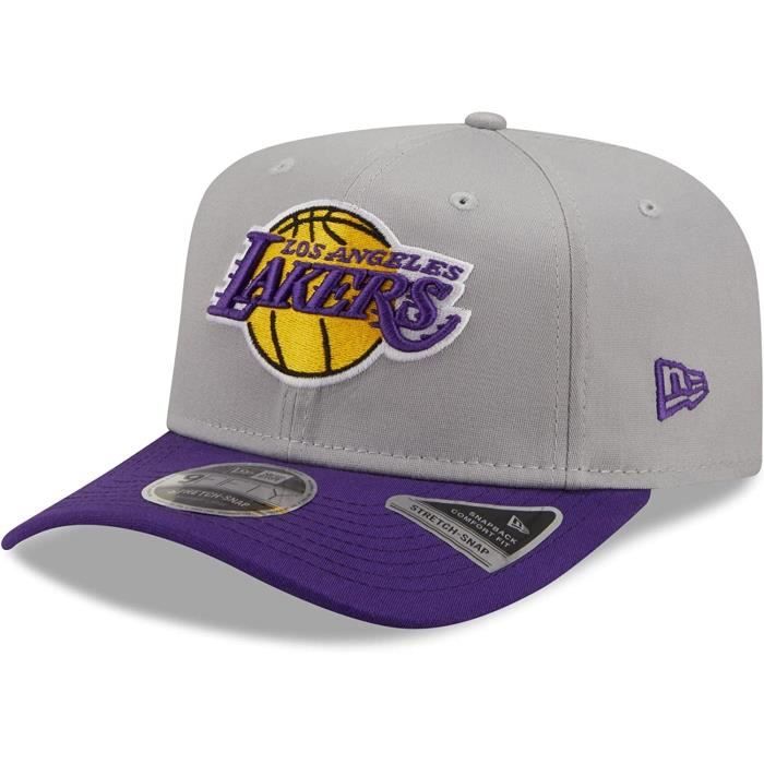 New Era Los Angeles Lakers Grey NBA Tonal 9Fifty Stretch-Snap Cap Gris ...