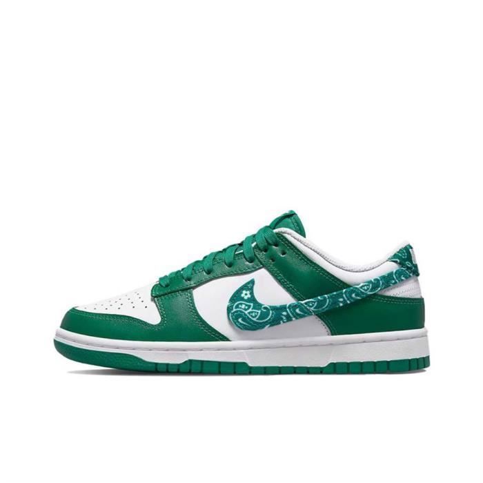 Basket NikeSB DunkS Low ESS - Nike - DH4401-102 - Cuir - Lacets - Vert ...