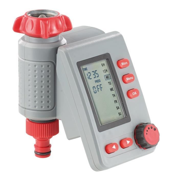 Programmateur d'arrosage - ROYAL GARDINEER - BWC-100 - Digital - Valve magnétique - Économie d ...