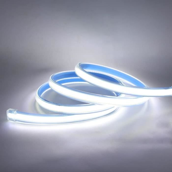Ruban Led, Cob Led Bande Lumineuse Led 220V Avec Prise, Autocollant Led ...
