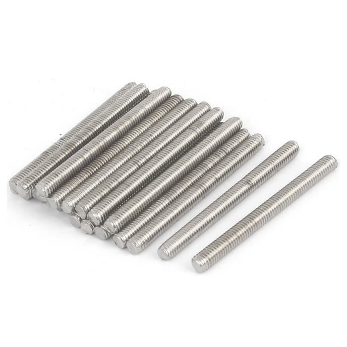 SOURCING MAP Tige Filetée M6x65mm Acier Inoxydable 304 Filetage mâle ...