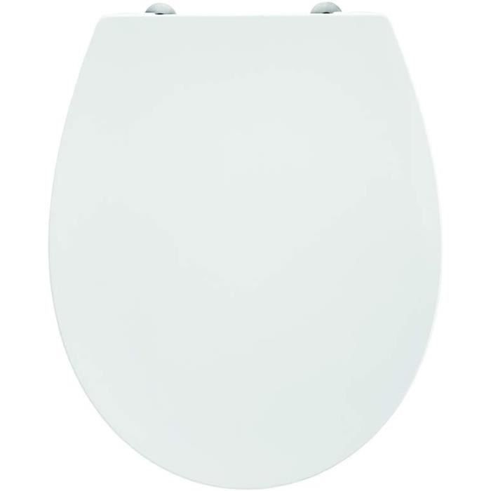 Porcher E131701 Abattant WC Universel Ultra-Fin Facile à installer ...