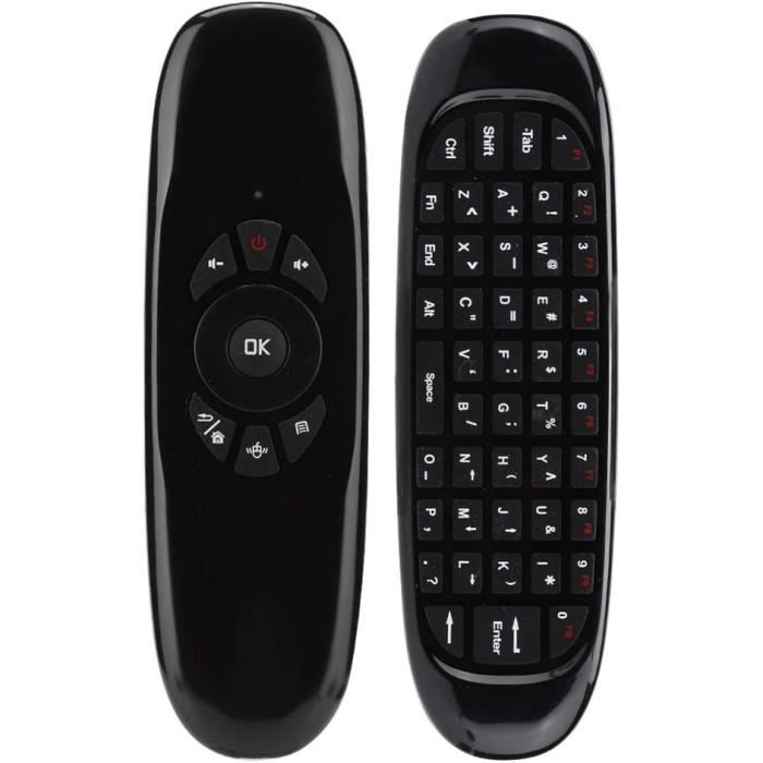 Mini Air Fly Mouse Remote, Télécommande Sans Fil Usb 2.4G Avec Clavier ...
