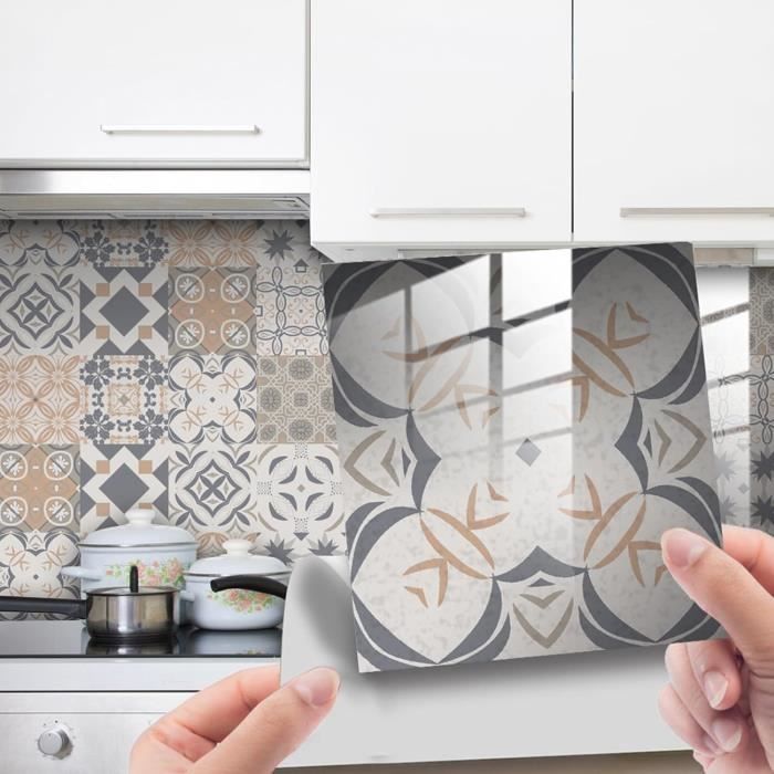 Lot De 20 Autocollants De Sol En Mosaïque, Multicolores, Différents ...