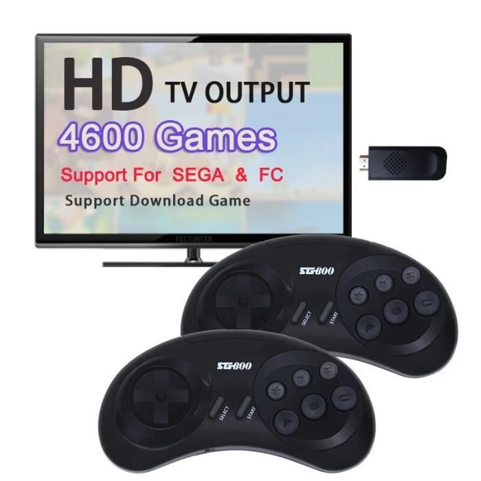 SG800 nobox 1500game - Console de jeu rétro MD Genesis, manette de jeu ...