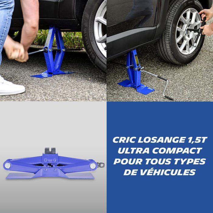 MICHELIN 009552 Cric Losange 1.5T - Levage 115-390mm - Pieds Extra ...