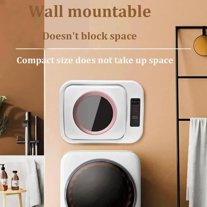 Petite Machine De Séchage À Tambour Murale, Mini Sèche-Linge Électrique ...