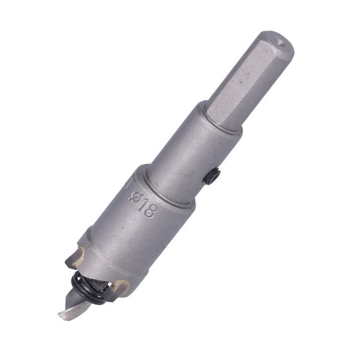 Tbest Metal Hole Cutter, Hole Saw Three Blades with Hex Key for Thick ...