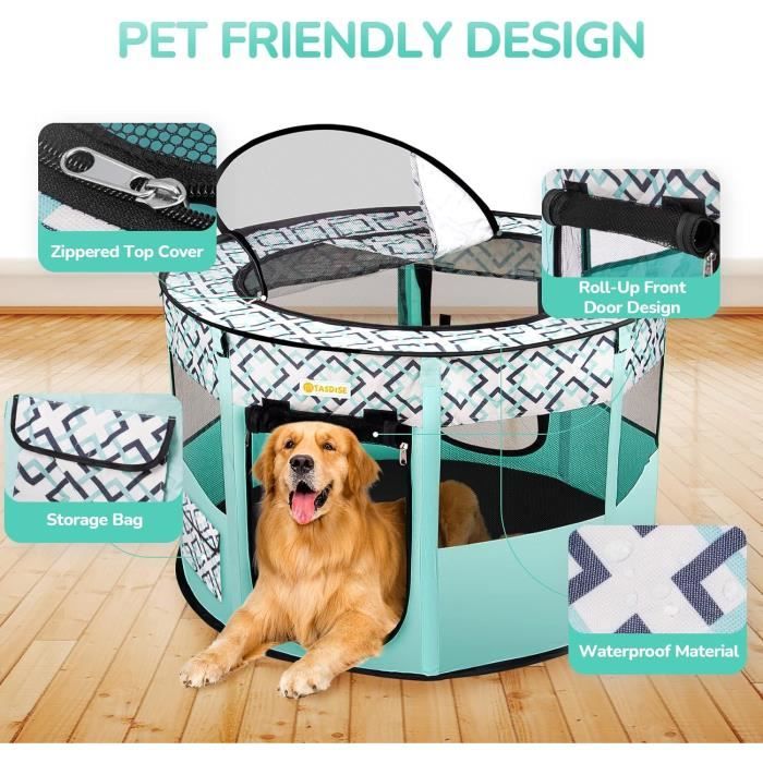 Parc Chiot Pliable Animaux Parc Pour Chiot Enclos Chien Parc D'Exercice ...