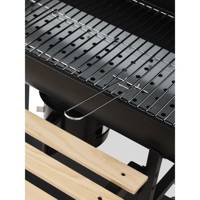 COOKING BOX Barbecue à charbon MIKE EVOLUTION - 115x66x106 cm - 2 ...