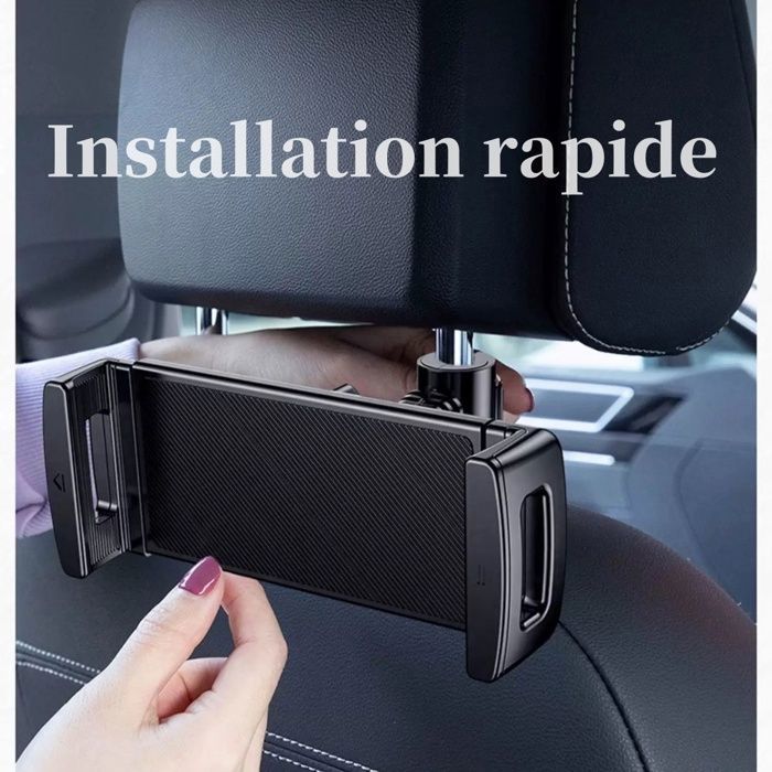 Support tablette voiture universel - Rotation 360° - Convient de 4 à 12 ...