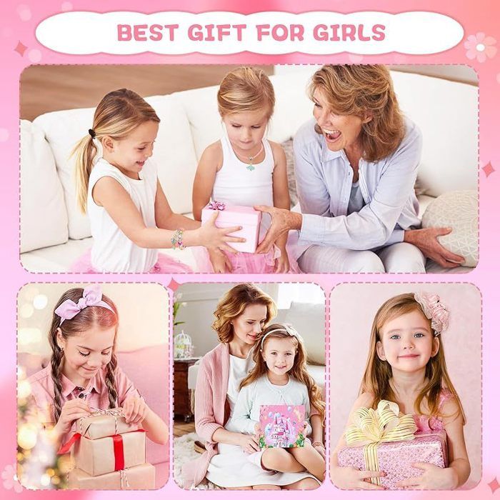 Cadeau Fille 5-13 Ans Bijoux Enfants Jeux Charms Bracelet Kit ...