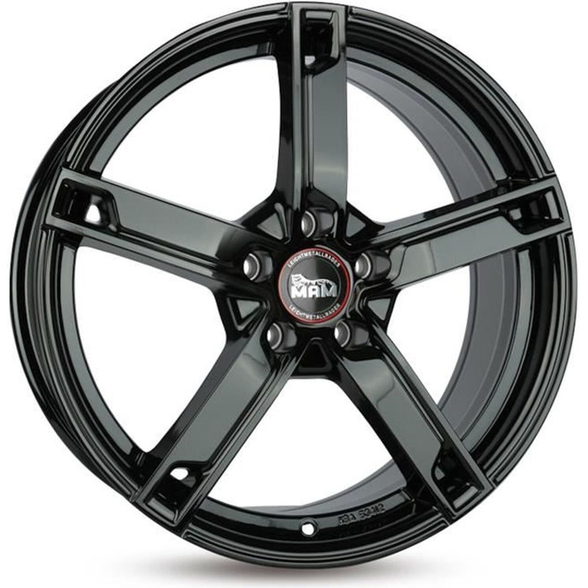 JANTE 16" MAMW4 6,5Jx16 5/112 ET48 66,6 BLACK PAINTED - Cdiscount Auto