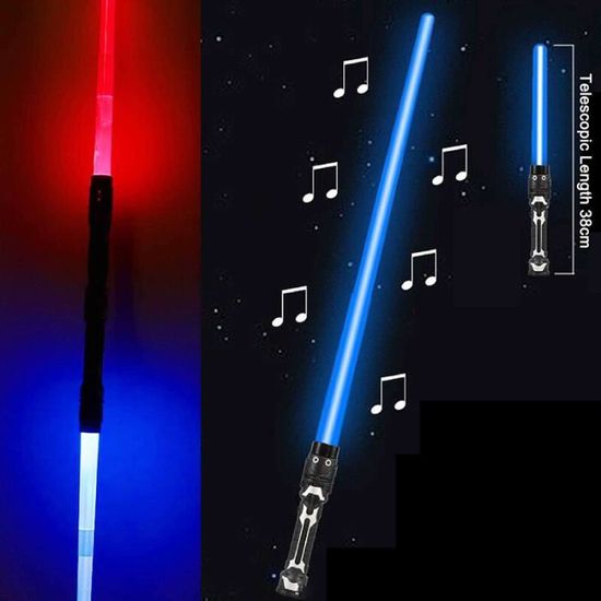 Bâton - épée - baguette,Épée Flash télescopique pour enfants,jouets à ...