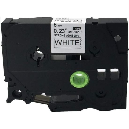 Compatible for Brother P-touch TZe Tz Black on White label tape 6mm 9mm ...