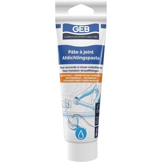 Geb - 1 Tube De Mastic Pate Pour Joint D'Etanchéité - 125 Ml[u1018 ...