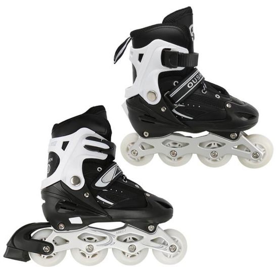 Roller in line pour enfants AGNESG - Taille M - Noir - Roues PVC ...