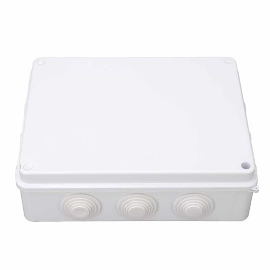 VBESTLIFE Boîtier de jonction électrique ABS 255x200x80mm étanche IP65 ...