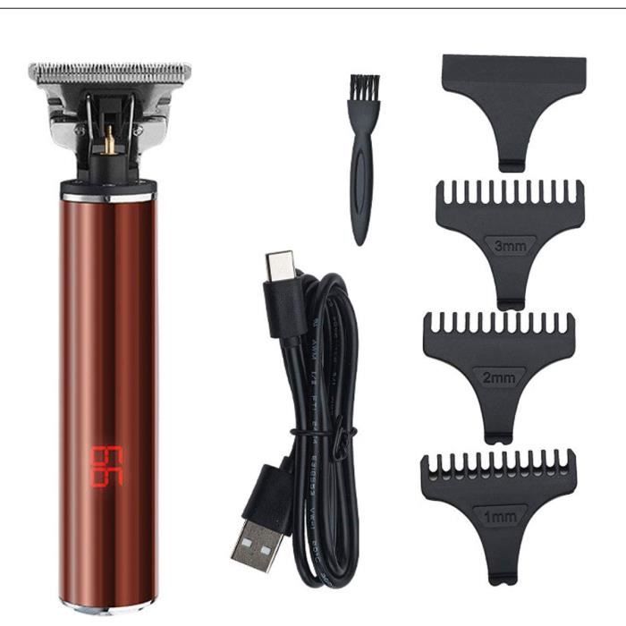 Tondeuse cheveux hommes, tondeuse cheveux hommes professionnel sans fil-tondeuse barbe ...