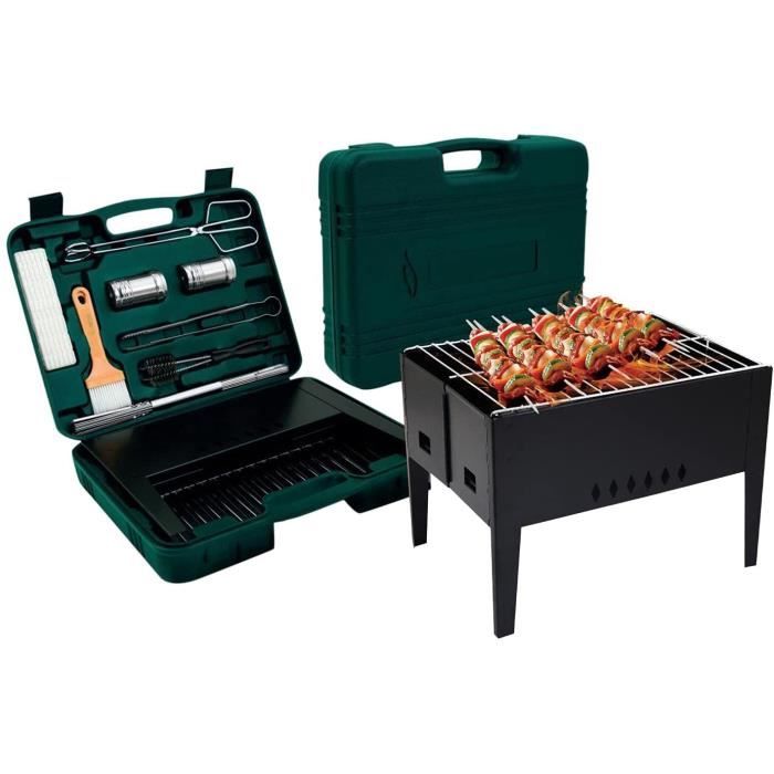 Barbecue portable, barbecue pliant avec étui de transport Barbecue de ...