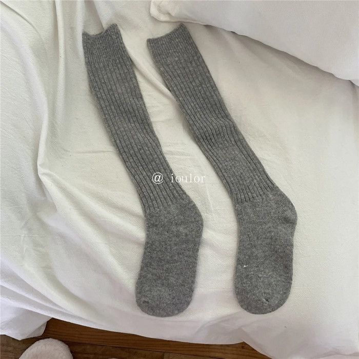 Ogo-Chaussettes sulfen Coton pour Femme,Bas en Laine et Cachemire ...