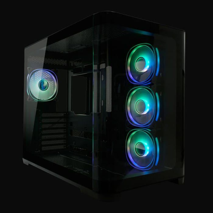 Boîtier PC - LC-POWER - 8001B Pro-Storm Dark - ATX - Refroidissement ...