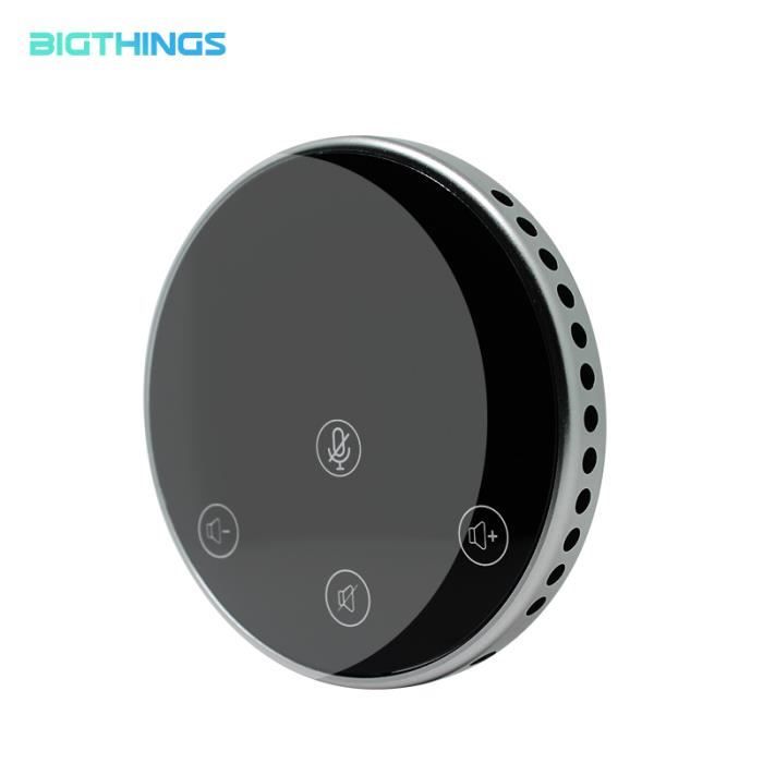 Le noir Microphone de conférence filaire, haut-parleur de conférence ...