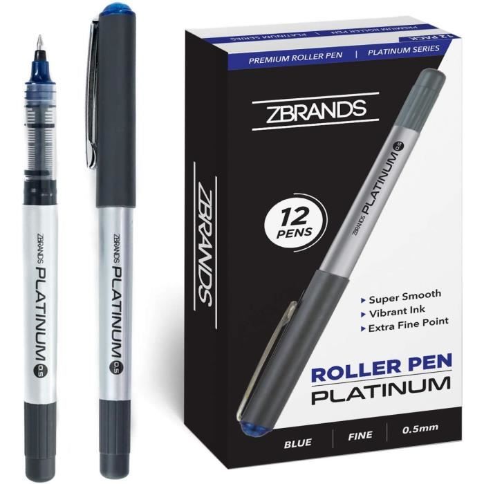 Stylo Bille Rouge Lot De 12 Stylo Rouge À Pointe Fine 0,5 Mm Stylos ...