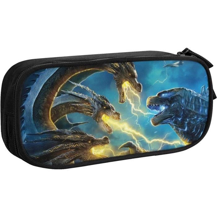 Trousse à crayons en cuir noir - Shin Godzilla S - Capacité ...