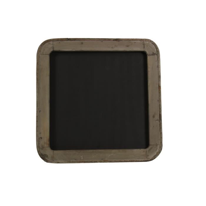 TABLEAU ARDOISE BOIS 47.5x47.5x2.5cm - Cdiscount Maison