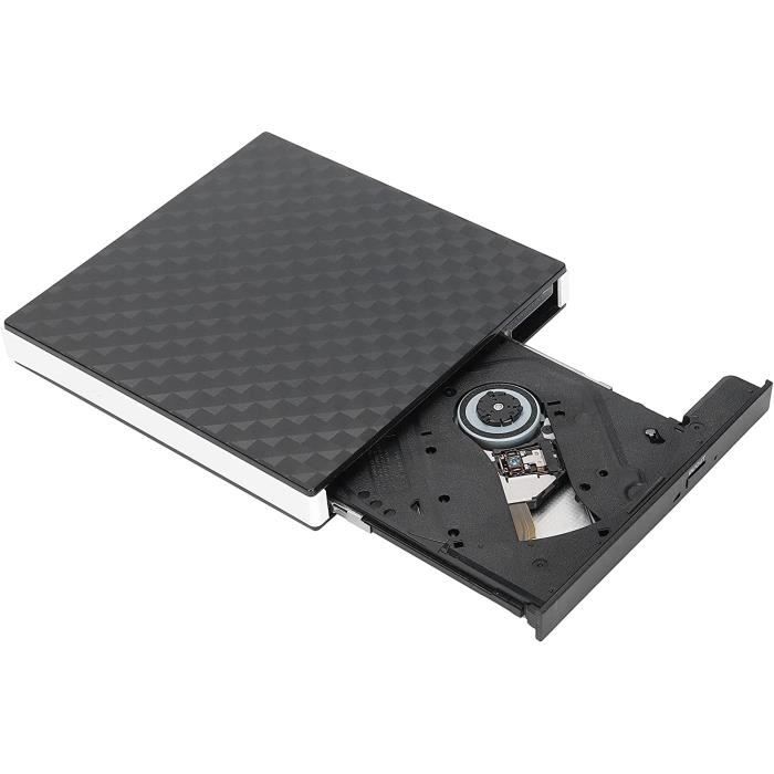 Lecteur de CD Externe USB 3.0 Lecteur de CD DVD Externe Mince et ...