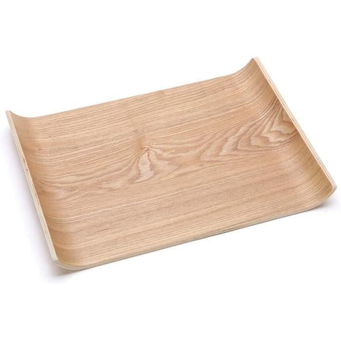 Plateau De Service Plateau Rectangulaire En Bois | Plateau De Rangement ...